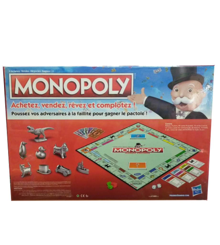 MONOPOLY CLASSIQUE EDITION MAROC – HASBRO - Toys & Kids Maroc